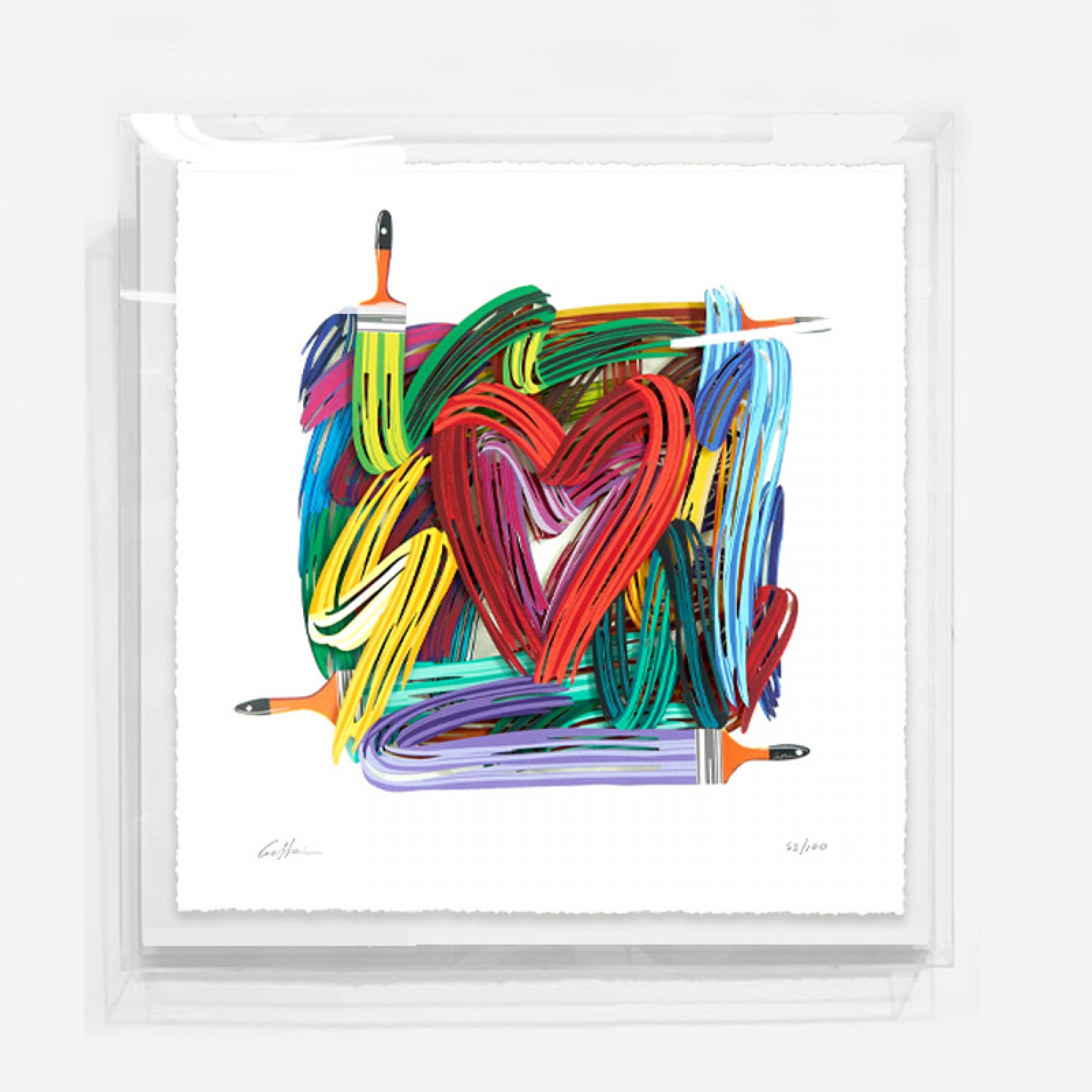 데이비드 걸스타인의 Graffiti Heartist, Limited Edition of 100, Signed and ...