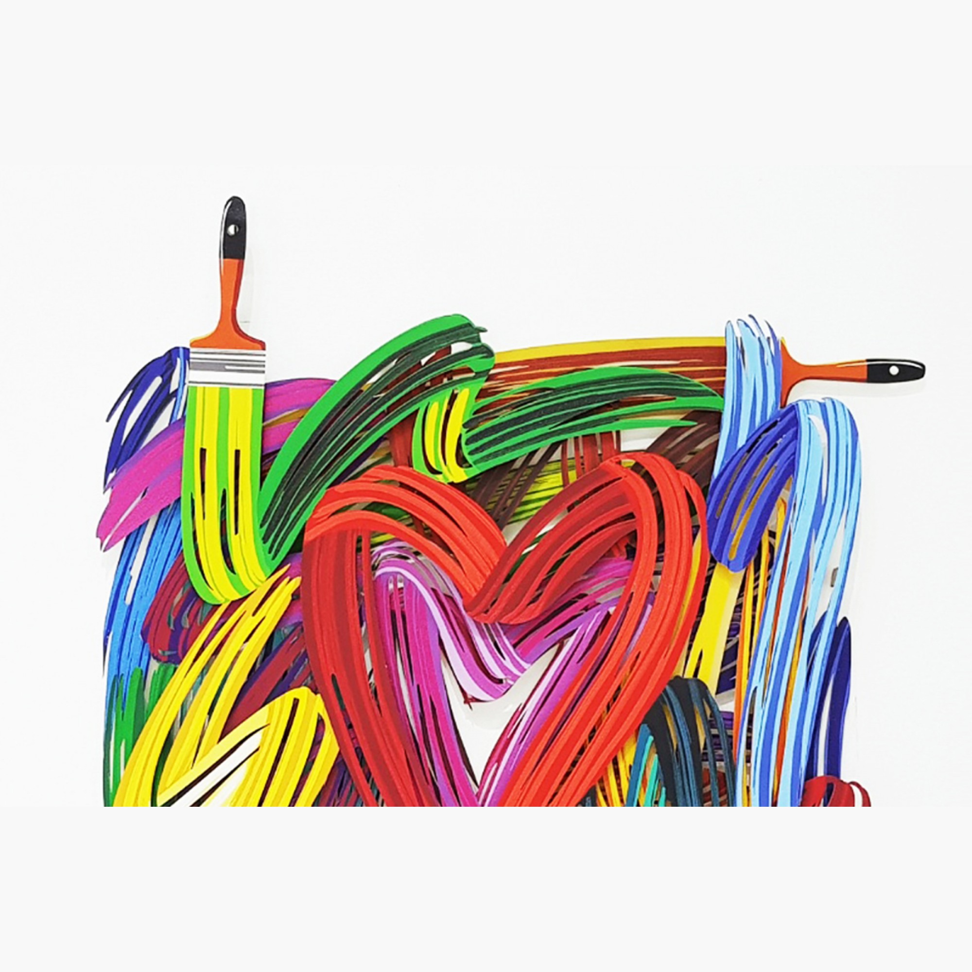 데이비드 걸스타인의 Graffiti Heartist, Limited Edition of 100, Signed and ...