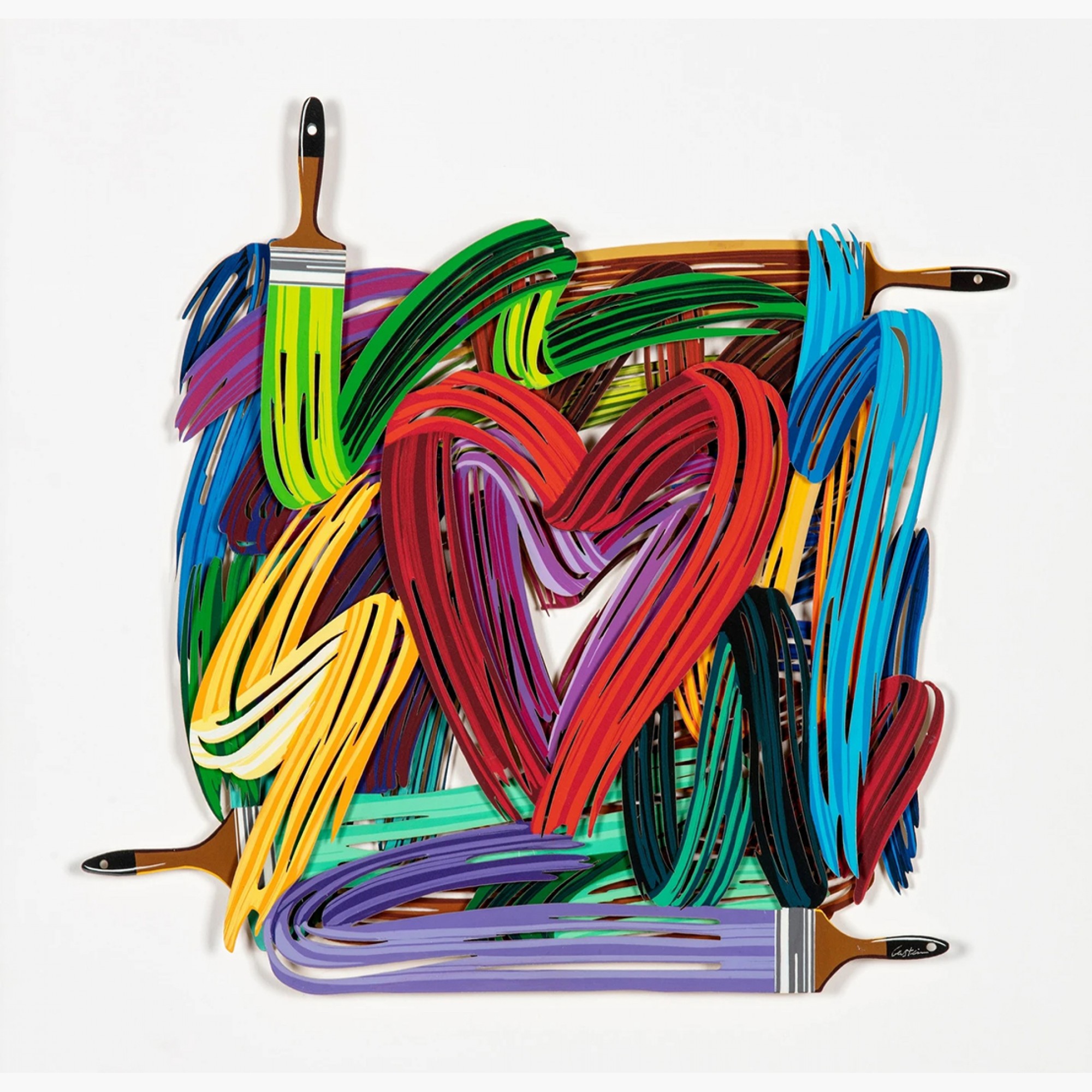 데이비드 걸스타인의 Graffiti Heartist, Limited Edition of 100, Signed and ...